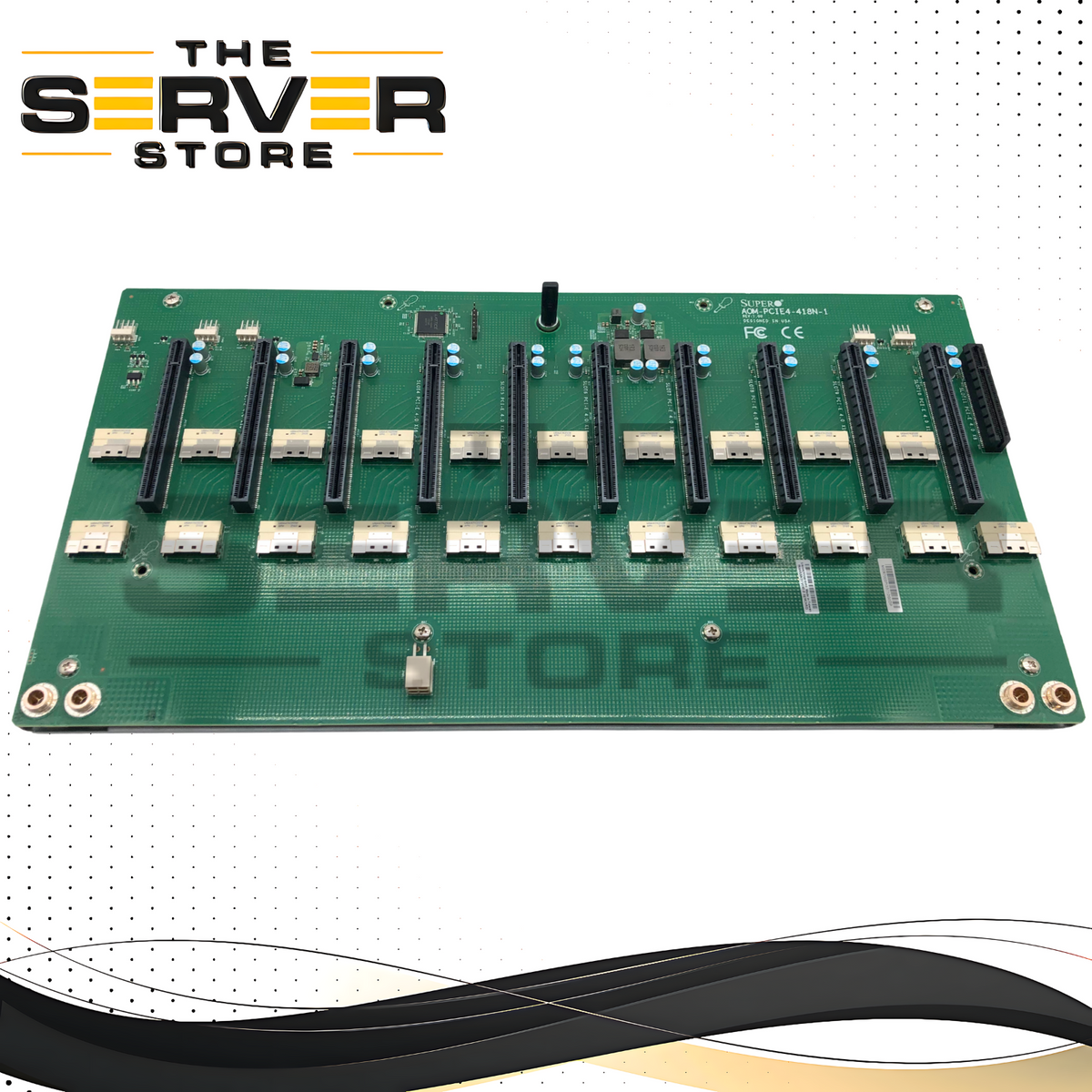 Supermicro PCIe Gen4 x16 Riser Card Expansion Board AOM-PCIE4-418N-1 ...