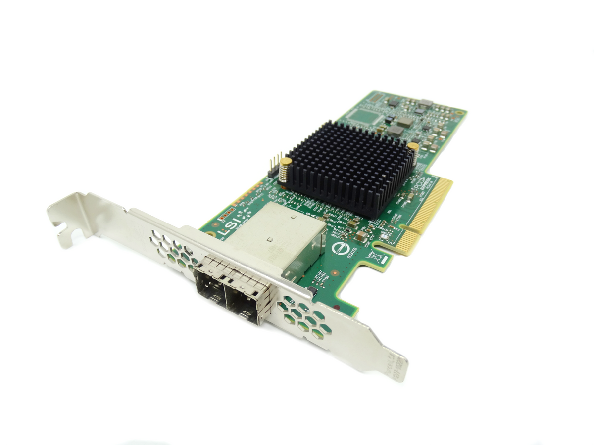 LSI Logic 9300-8E 12GB/S 8-Port External PCIe 3.0 X8 SAS Controller (S ...
