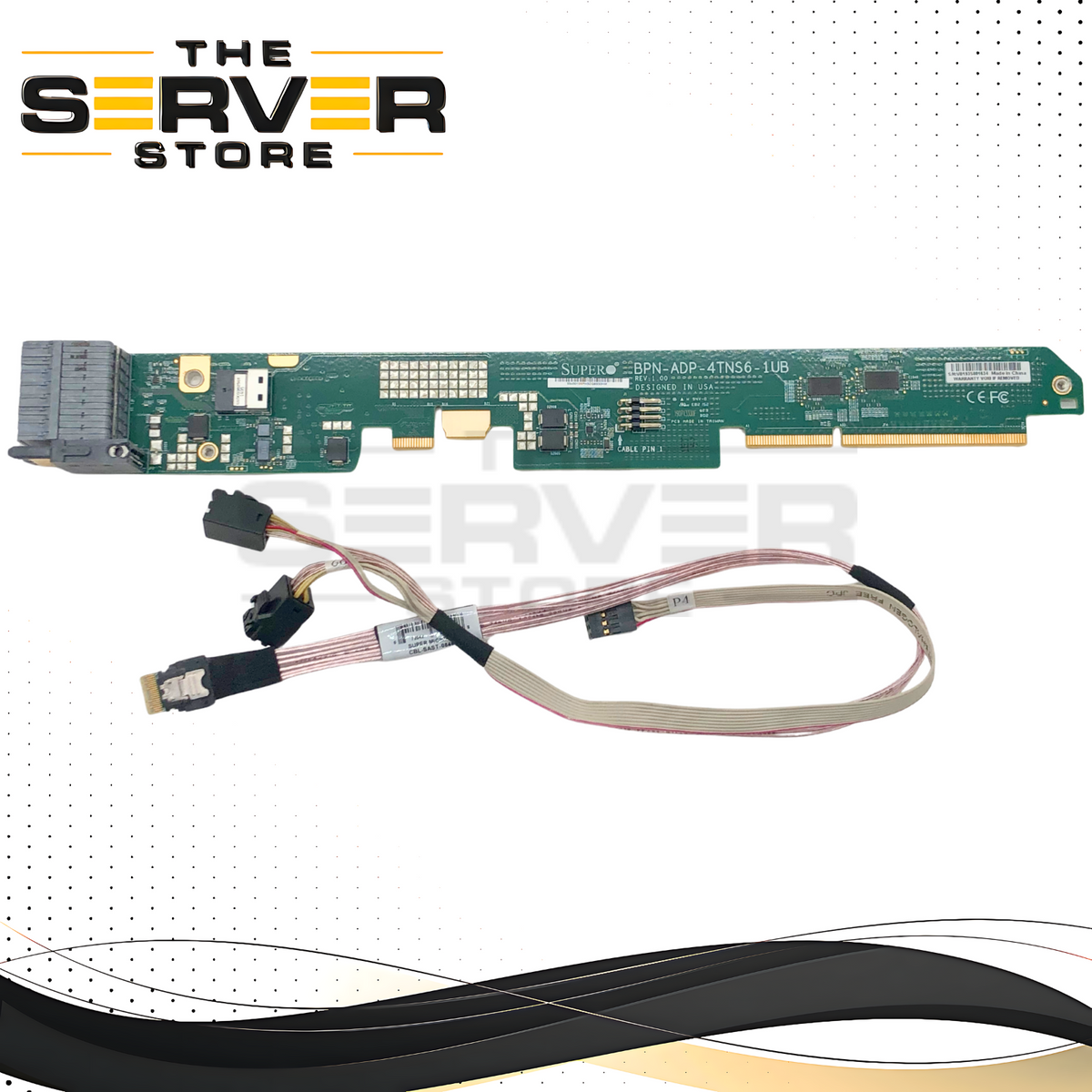 Supermicro Power Connector Backplane w/ Cables BPN-ADP-4TNS6-1UB — The ...