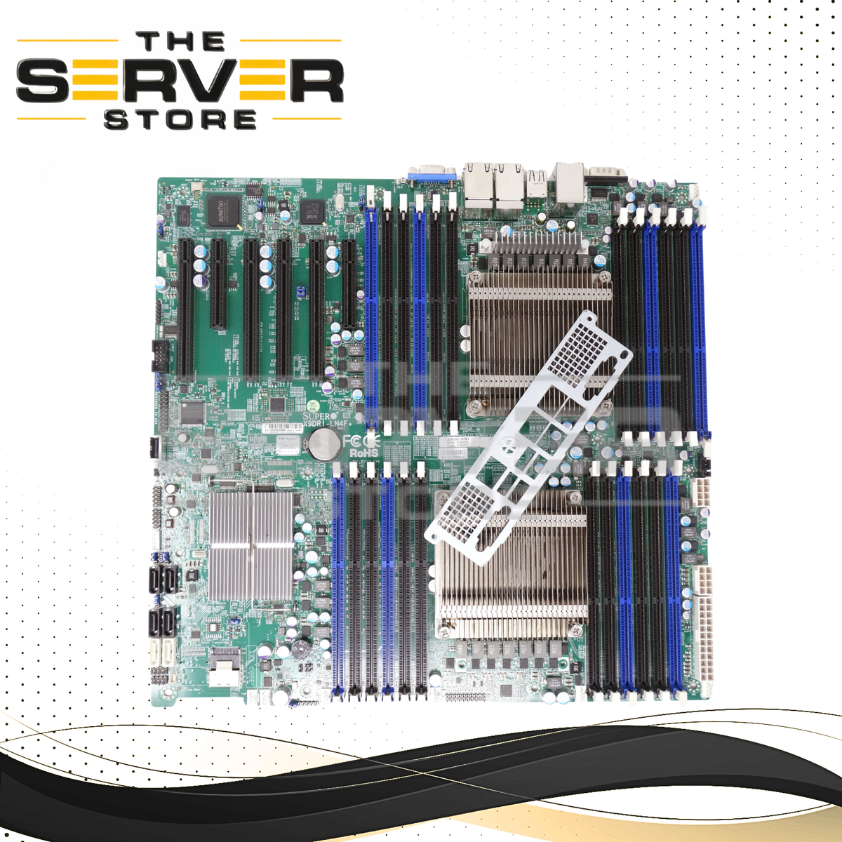 Supermicro Dual Intel Socket LGA2011 System Board with I/O Plate X9DRI ...