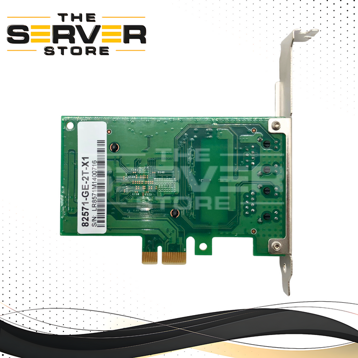 10Gtek PCIe x1 Dual Port 1G RJ45 NIC Intel 82571EB 82571-GE-2T-X1 — The Server Store Parts