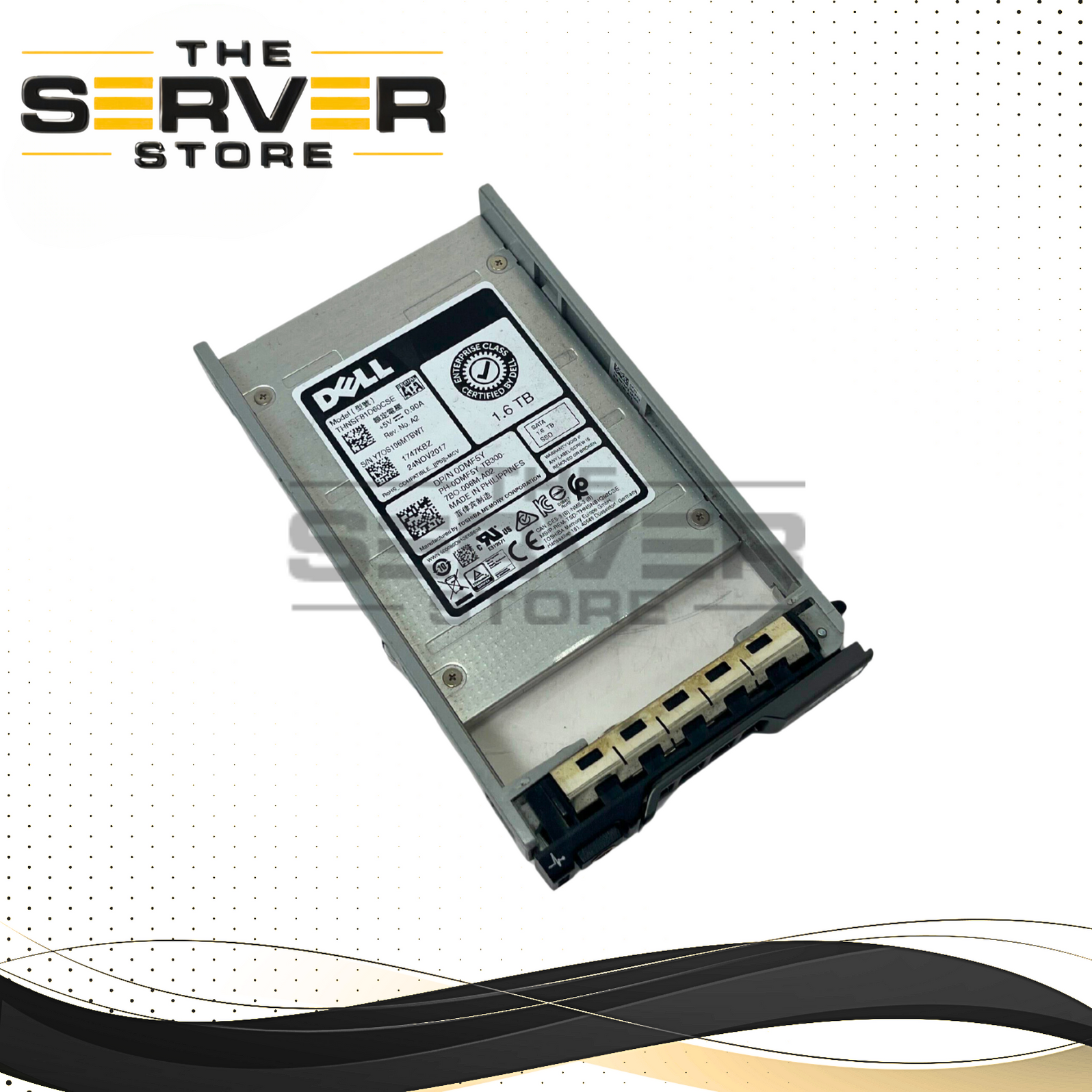 Dell 1.6TB SATA 6G SFF 2.5" SSD THNSF81D60CSE 0DMF5Y DMF5Y — The Server ...