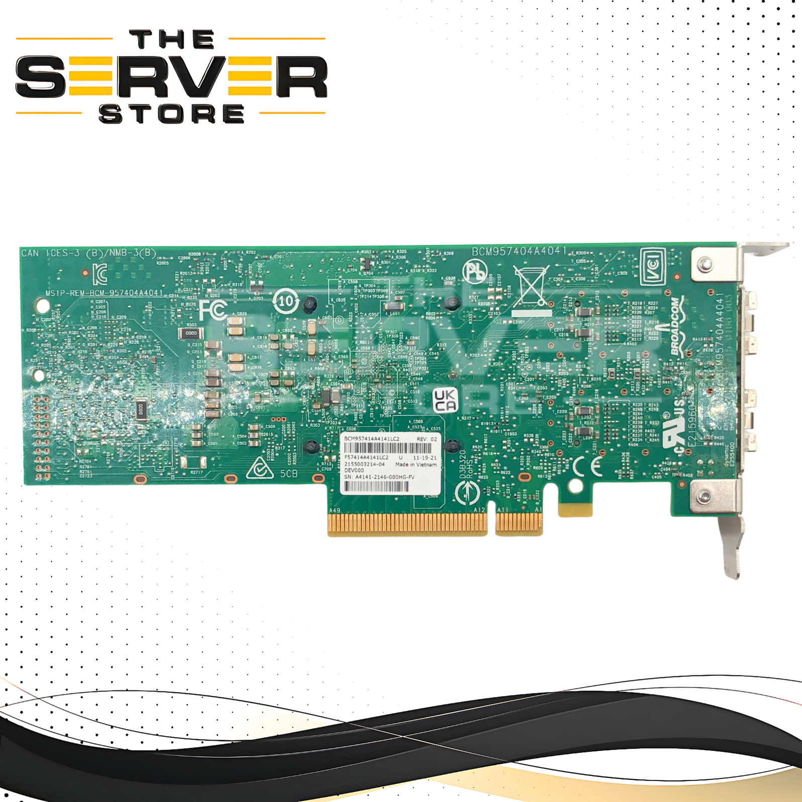 Lenovo Broadcom 57414 10/25GbE SFP28 2-Port PCIe NIC 03GX198 — The ...