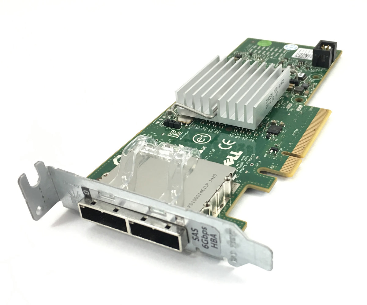 Dell UCS-70 6Gbps PCI-E Dual Port SAS Low Profile Host Bus Adapter (3D ...