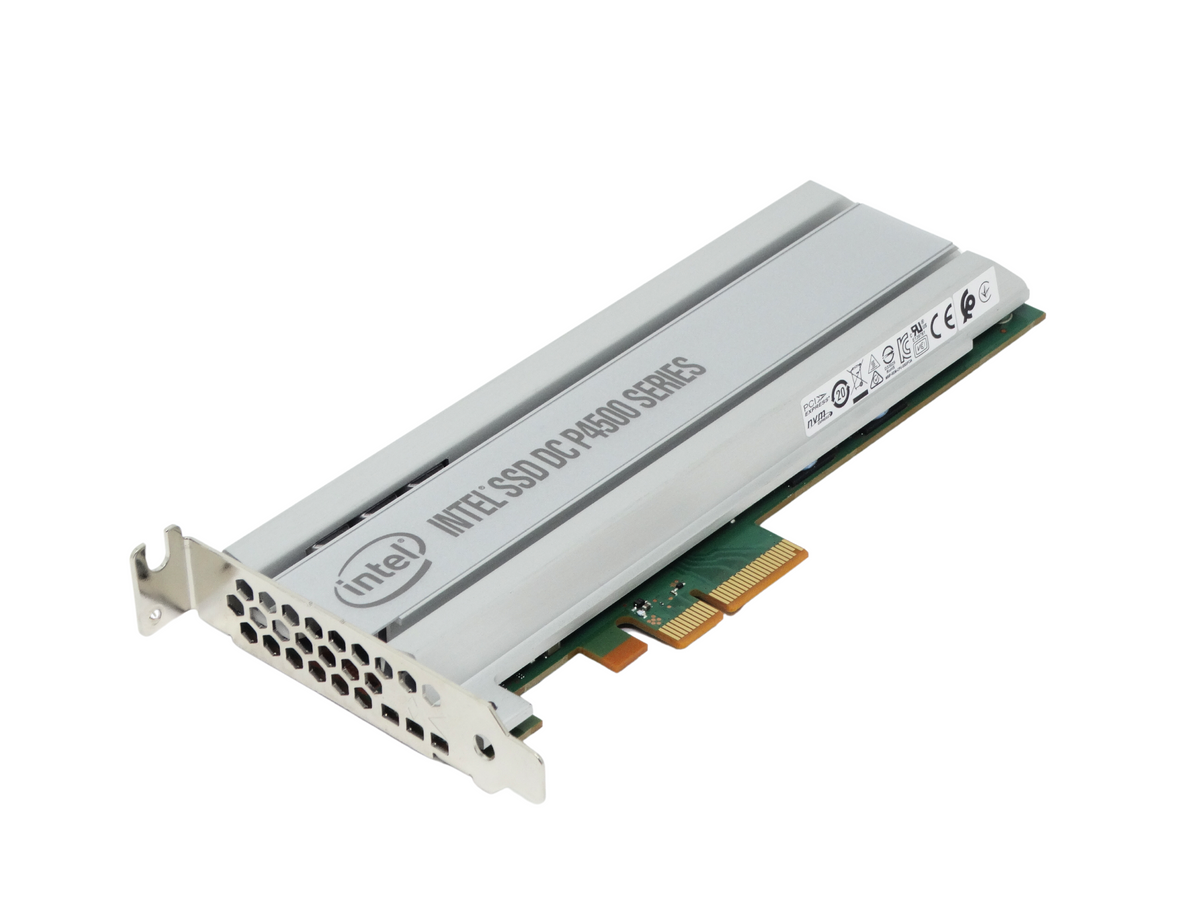 Intel 8TB NVMe 3.1 x4 3D TLC HHHL SSD DC P4500 Series SSDPEDKX080T7 ...