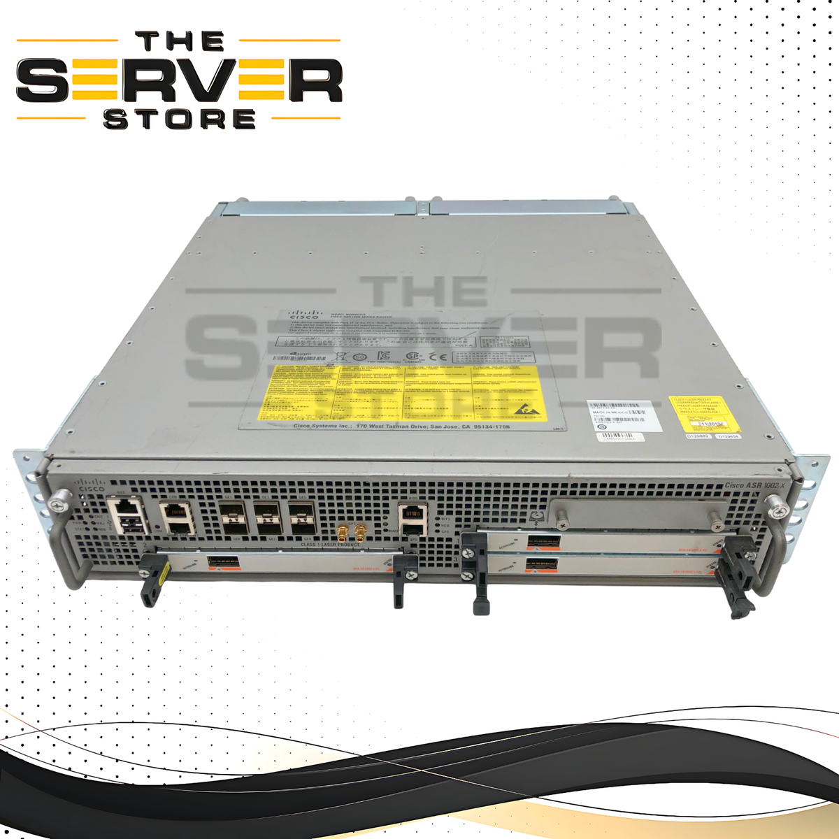 Cisco ASR1002-X 6x GE SFP 3x 10GE SPA, 2RU Router 68-3873-05 ASR1002-X ...