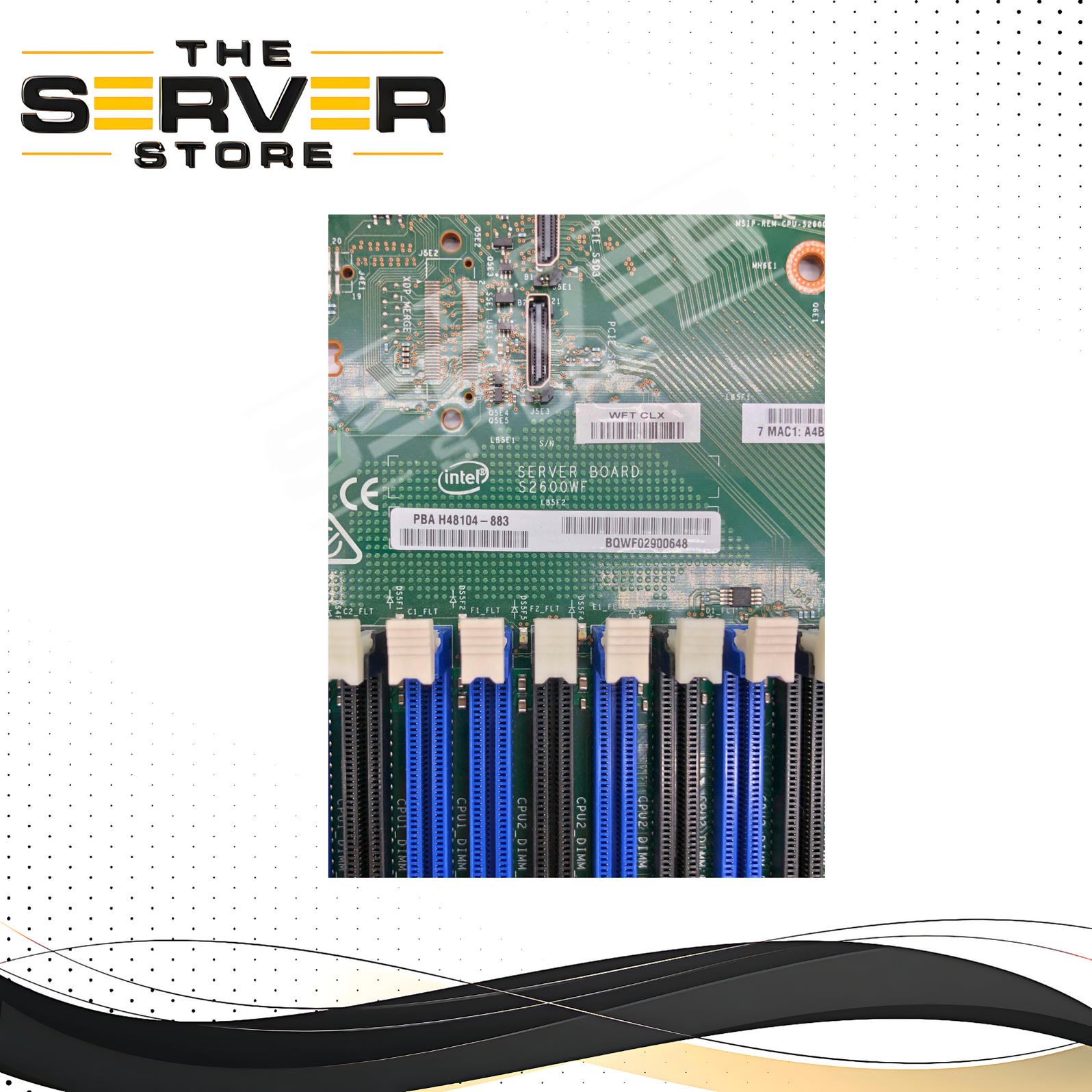 Intel S2600WF C628 Dual LGA3647 Socket P ATX Motherboard H48104-883 — The Server Store Parts