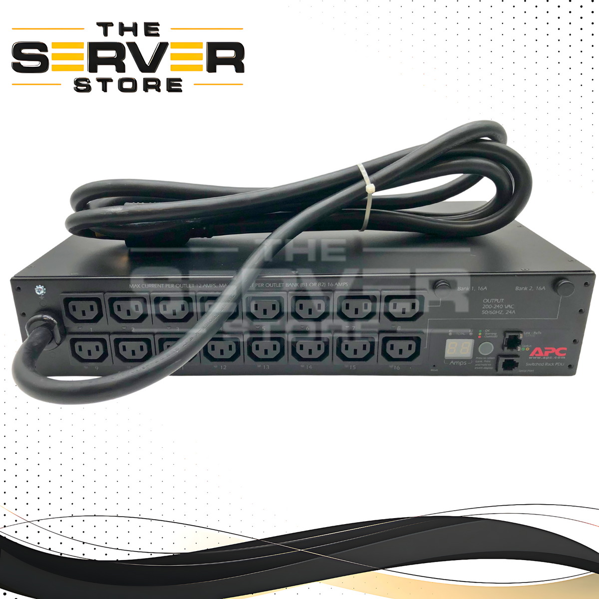 APC 30A 208V Switched Rack Power Distribution Unit (PDU). 2U. Model: A ...