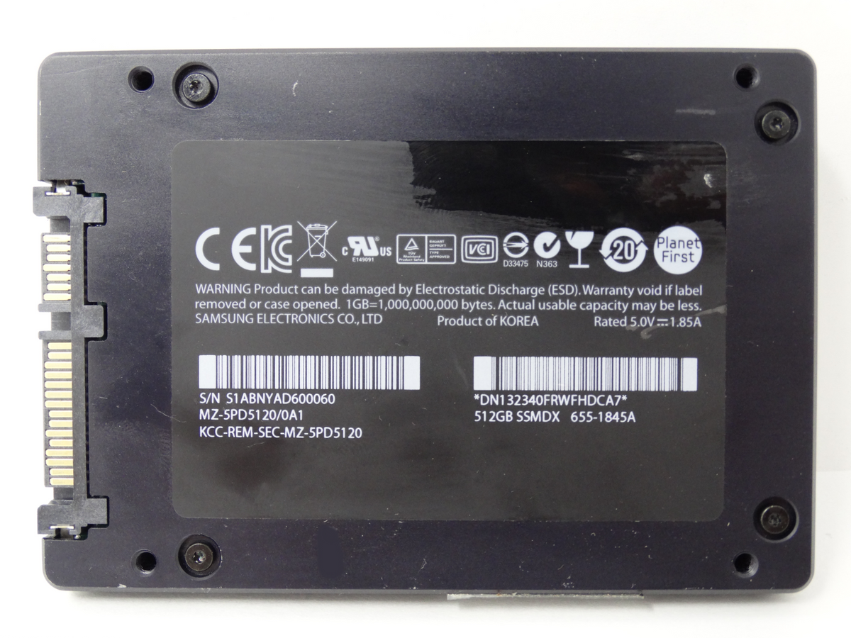 Apple Samsung 840 PRO SSD 512GB SATA 2.5'' Solid State Drive (KCC-REM ...