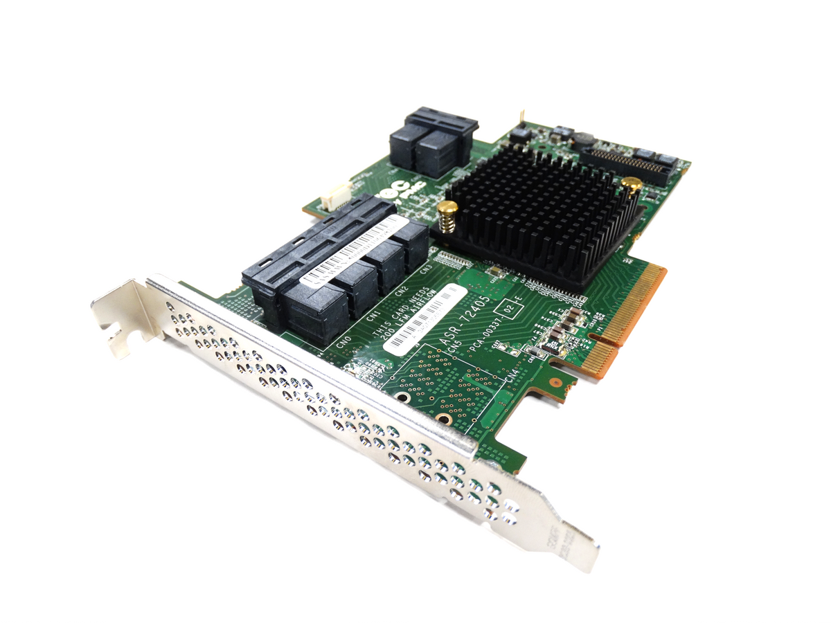 Adaptec 24-Port 1GB Cache 6Gb/s SAS SATA PCIe 3 RAID Controller Card ...