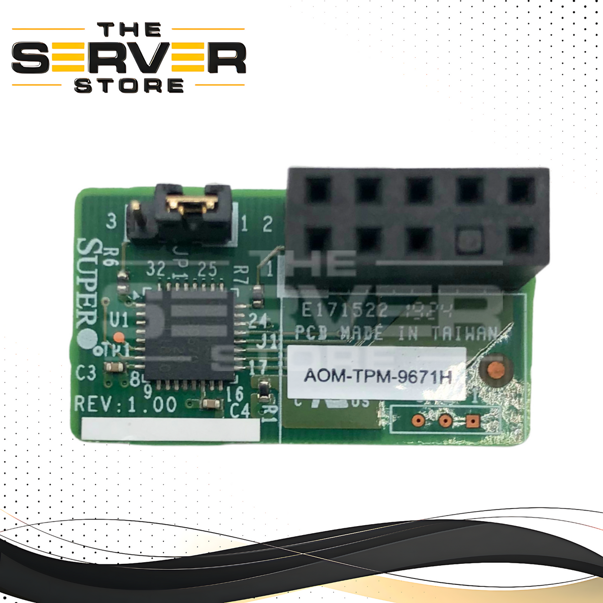 Supermicro Horizontal Trusted Platform Module TCG v1.2 AOM-TPM-9671H ...