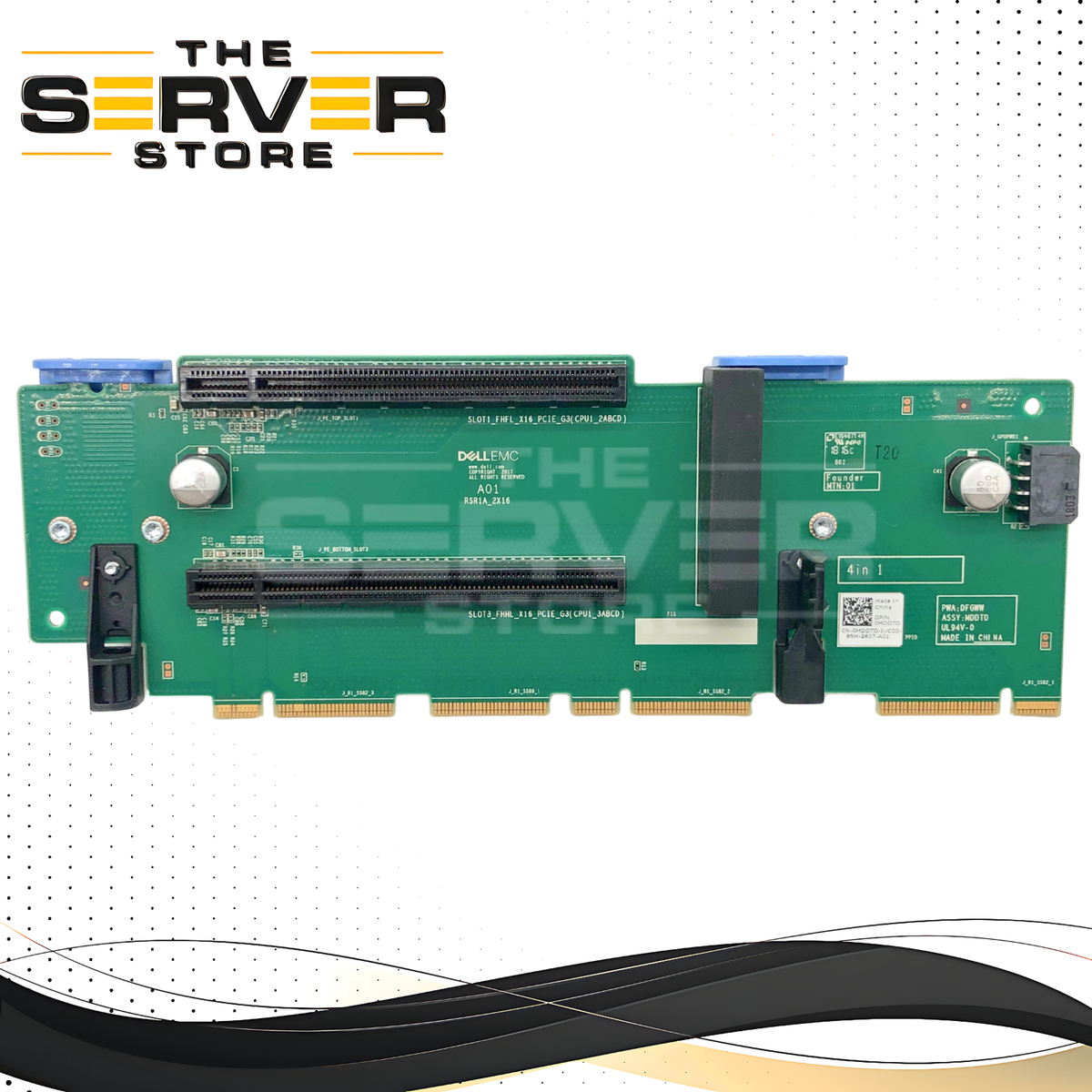Dell PE R740 R740XD Riser 1A 2x PCIe Gen3 x16 (4 in 1) 0MDDTD MDDTD ...
