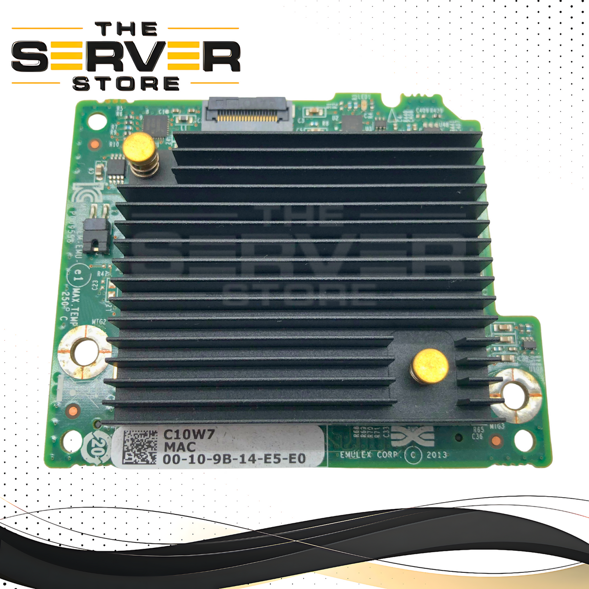 Dell Emulex Dual-Port 10GbE SFP+ Blade Mezz Card BNDC 0C10W7 C10W7 ...