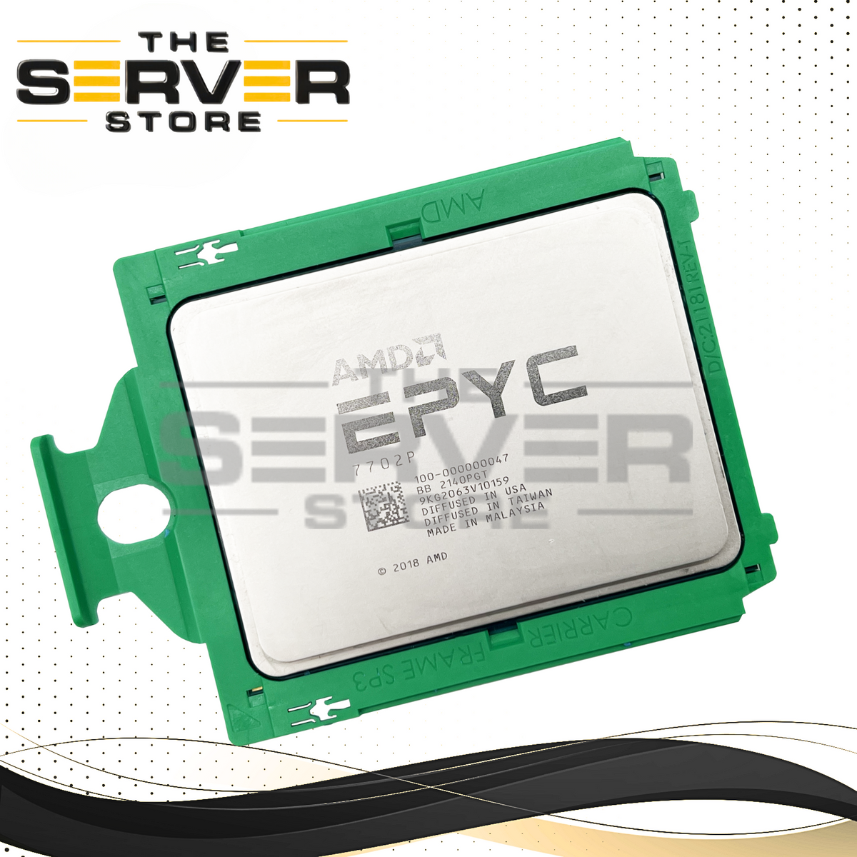 (Dell Locked) AMD EPYC 7702P 2.0GHz 64C 256MB SP3 CPU 100-100000047 ...