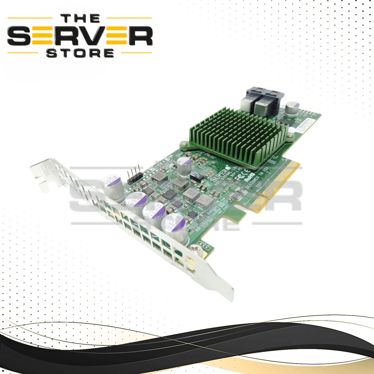 SuperMicro 12GB/s 8-Port SAS-3 PCIe RAID Controller Rev 1.01 AOC-S3008 ...