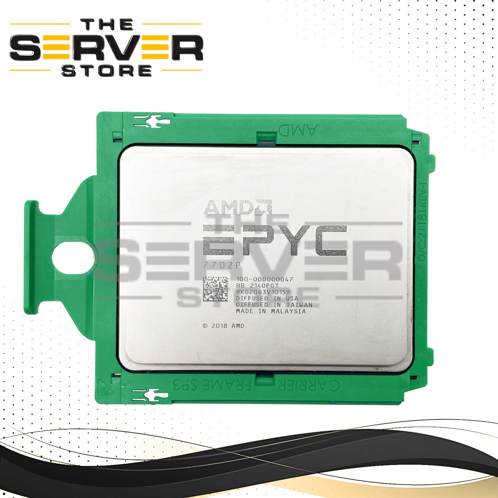 (Dell Locked) AMD EPYC 7702P 2.0GHz 64C 256MB SP3 CPU 100-100000047 — The Server Store Parts