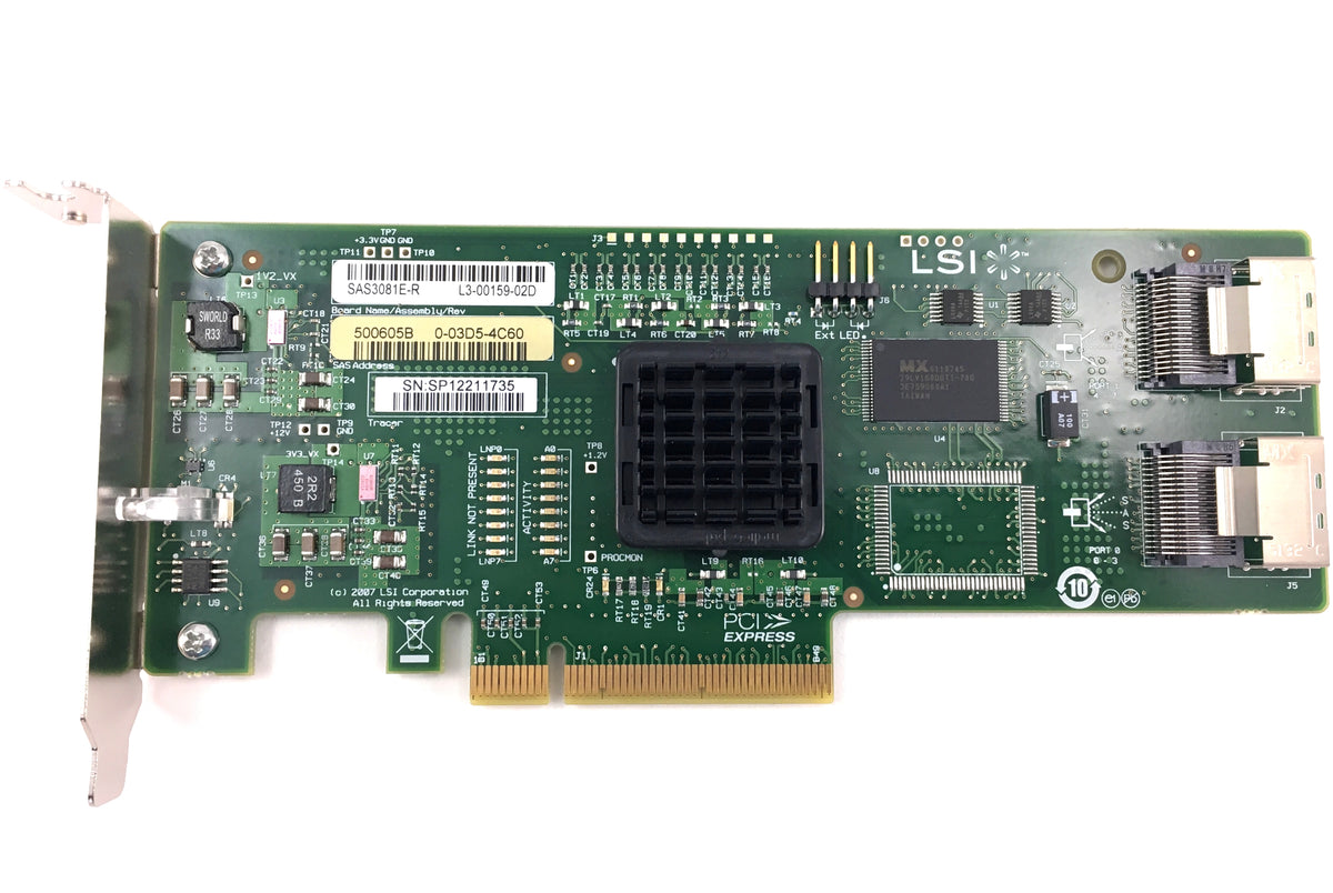 HP 3Gbps SAS 8 Port Host Bus Adapter (587900-001) — The Server Store Parts