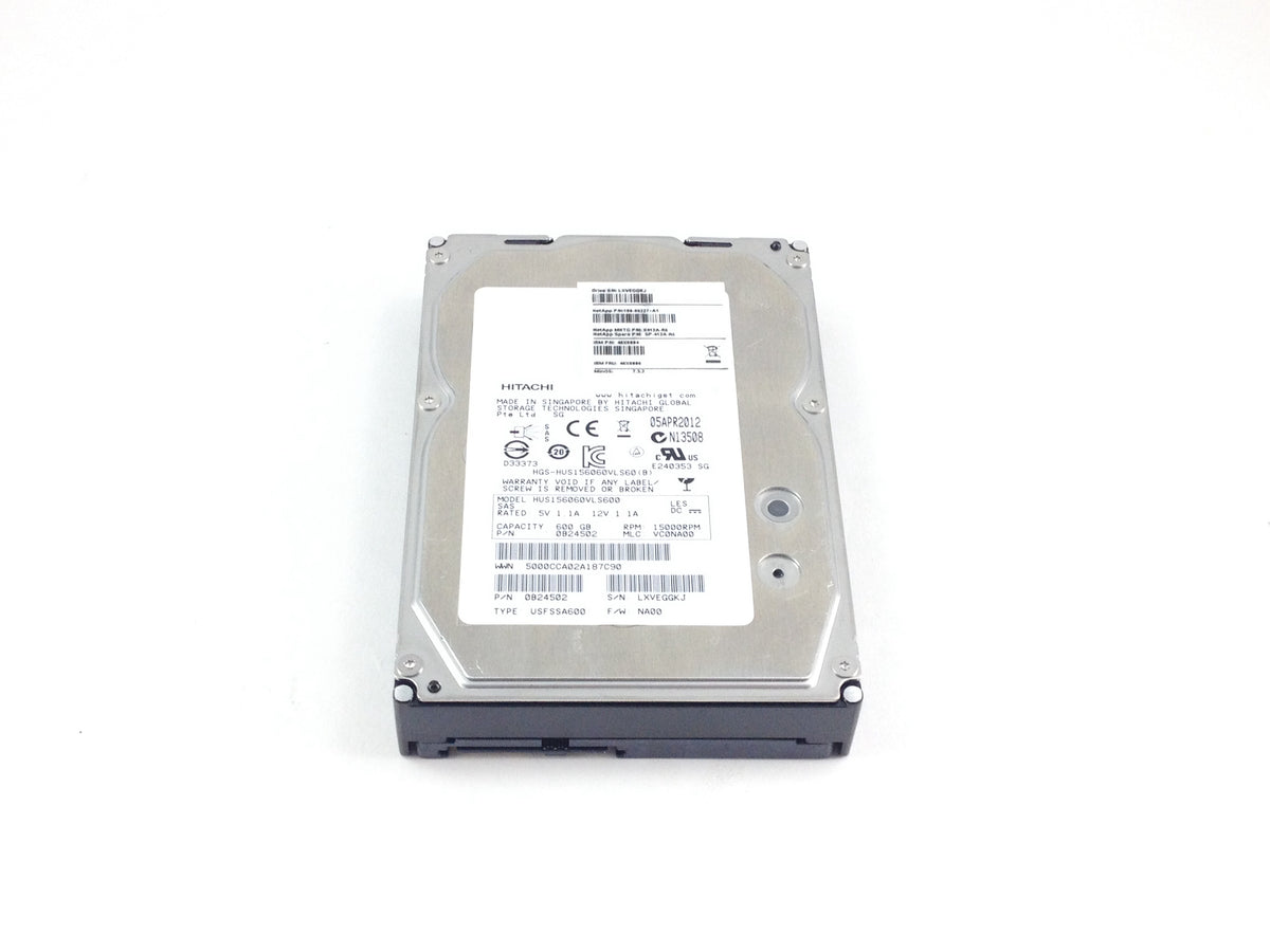 IBM Netapp 600GB 15K 6Gbps SAS 3.5'' Hard Drive (X412A-R5) — The Server ...