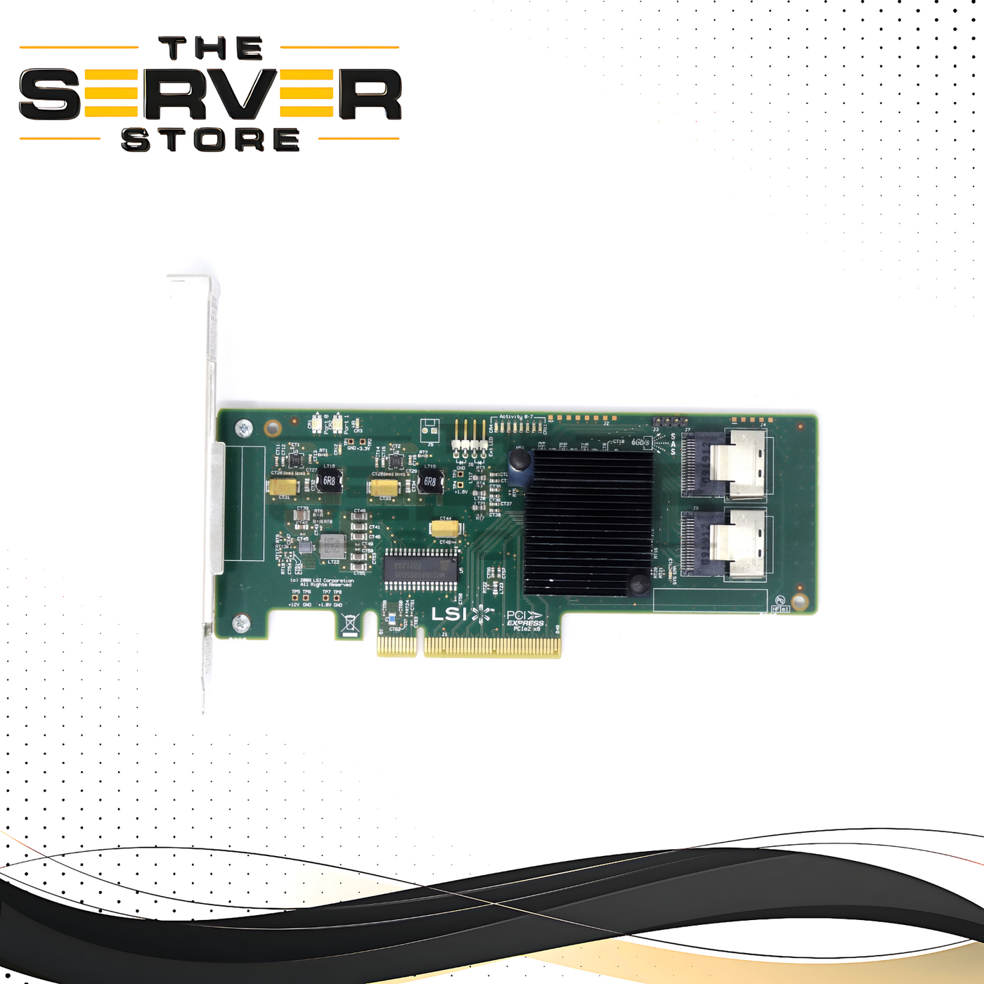 LSI SAS 9211-8I 6GB SAS/SATA PCI-E HOST BUS ADAPTER (H3-25250-02H ...