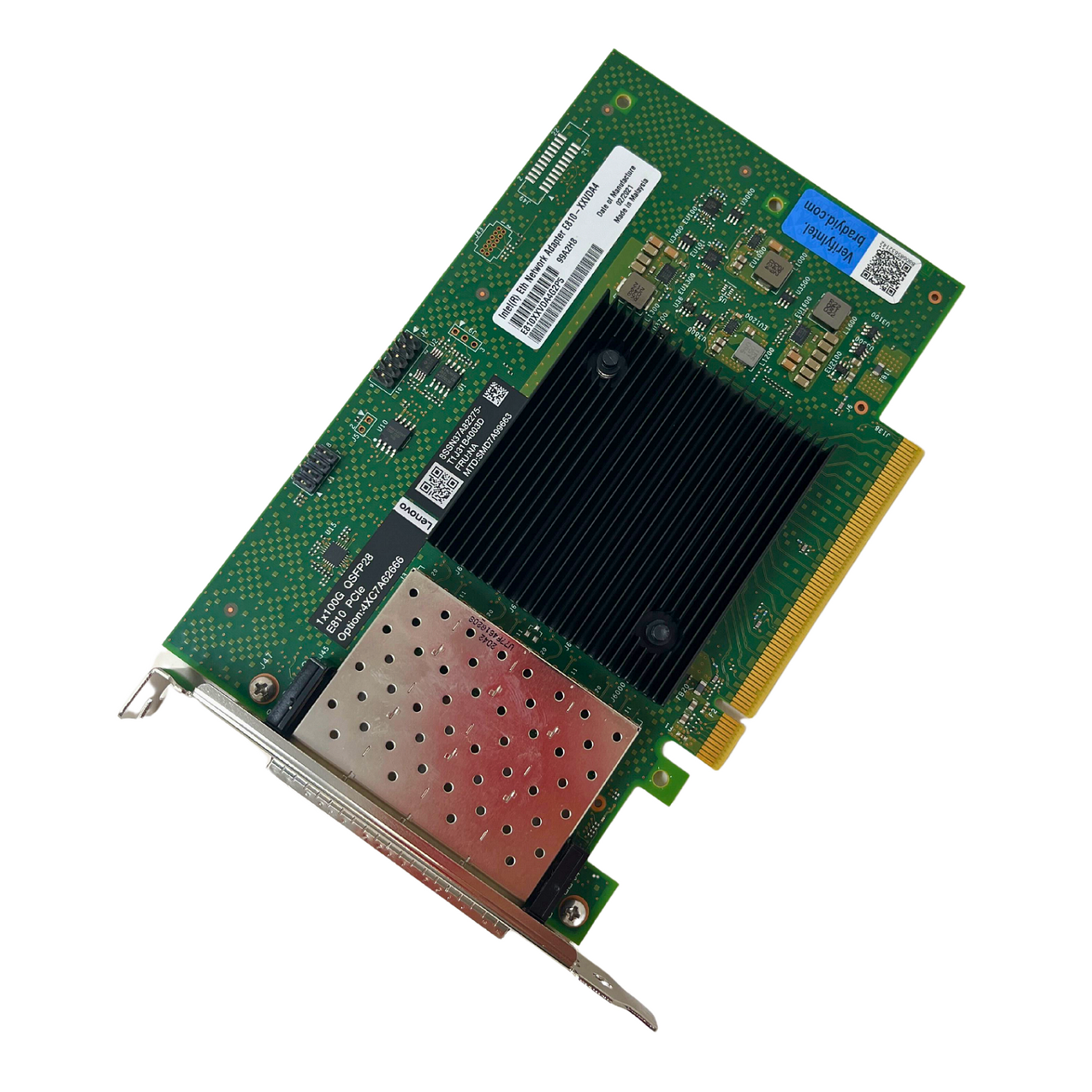 Intel E810-XXVDA4 Quad Port 10/25GbE PCIe 4.0 SFP28 Adapter Card (E810 ...