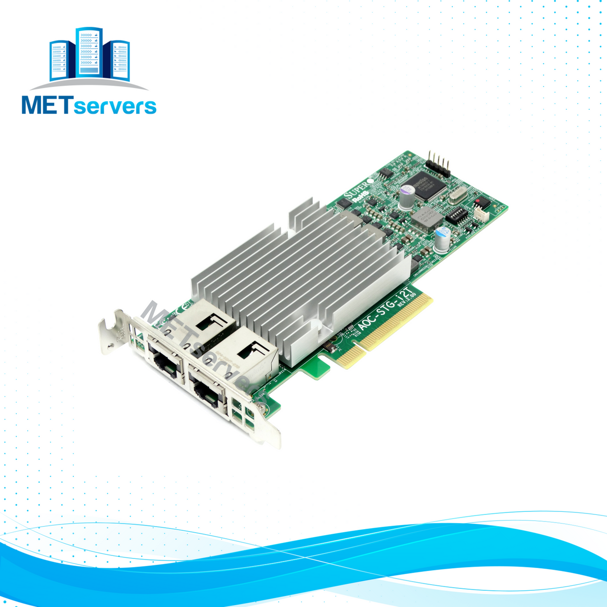 Supermicro Dual Port 10GB Ethernet PCI-E Adapter NIC Intel X540-AT2 (X ...