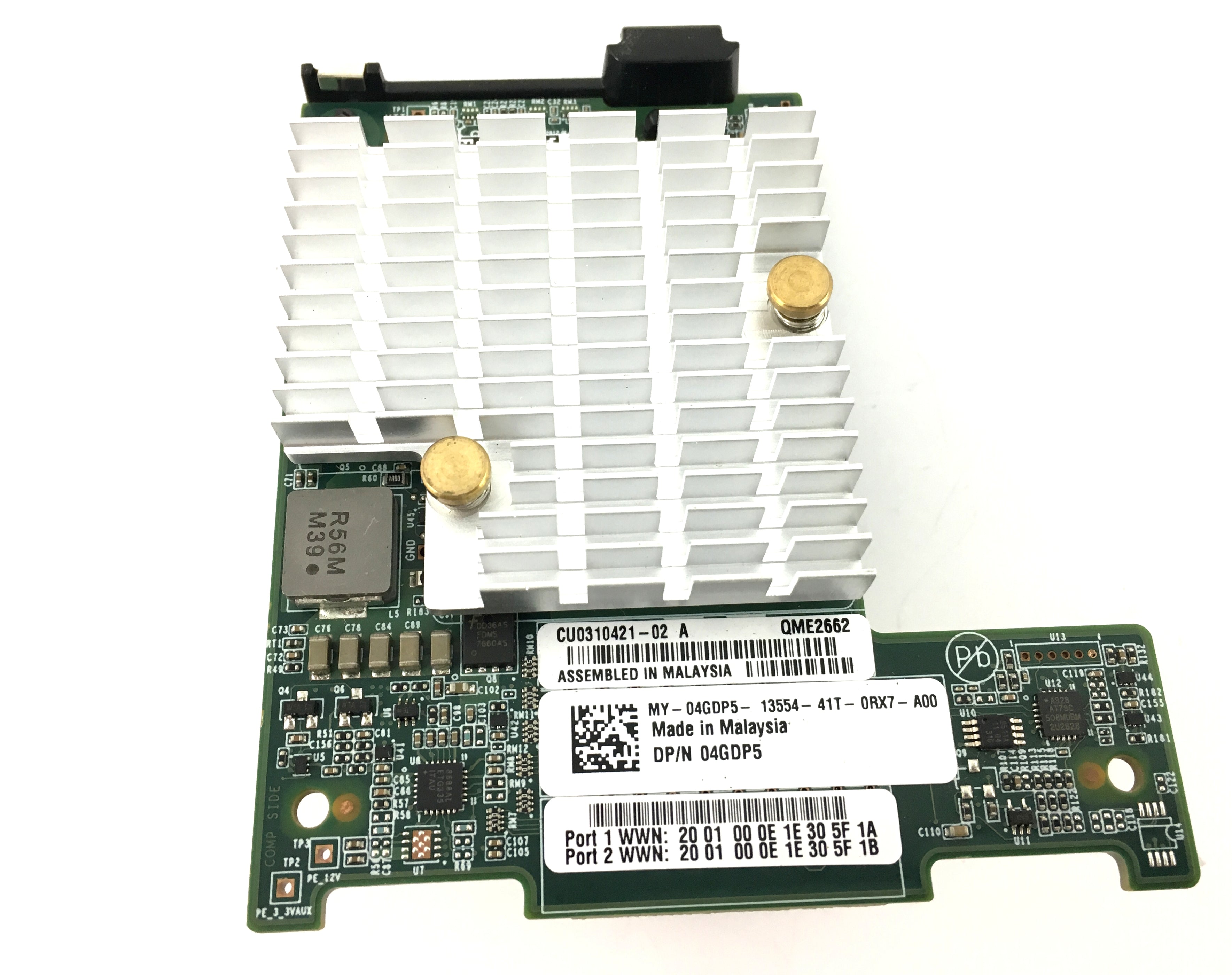 Dell 2 Port 16GB Gen 5 Fiber Channel Blade Mezzanine Card 04GDP5 4GDP5 ...
