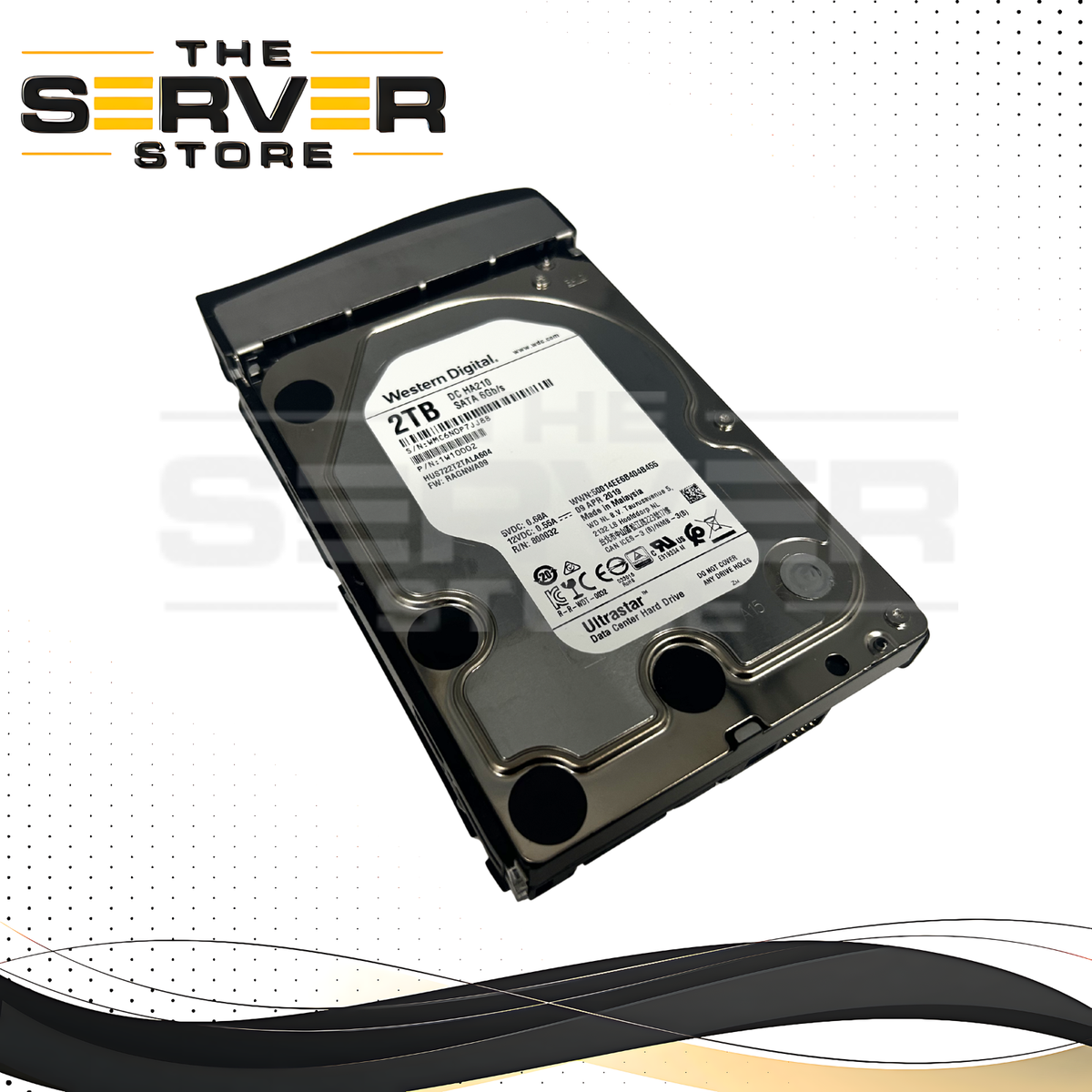 Western Digital Ultrastar DC 2TB SATA 6G 7.2K 3.5" HDD HUS722T2TALA604 ...