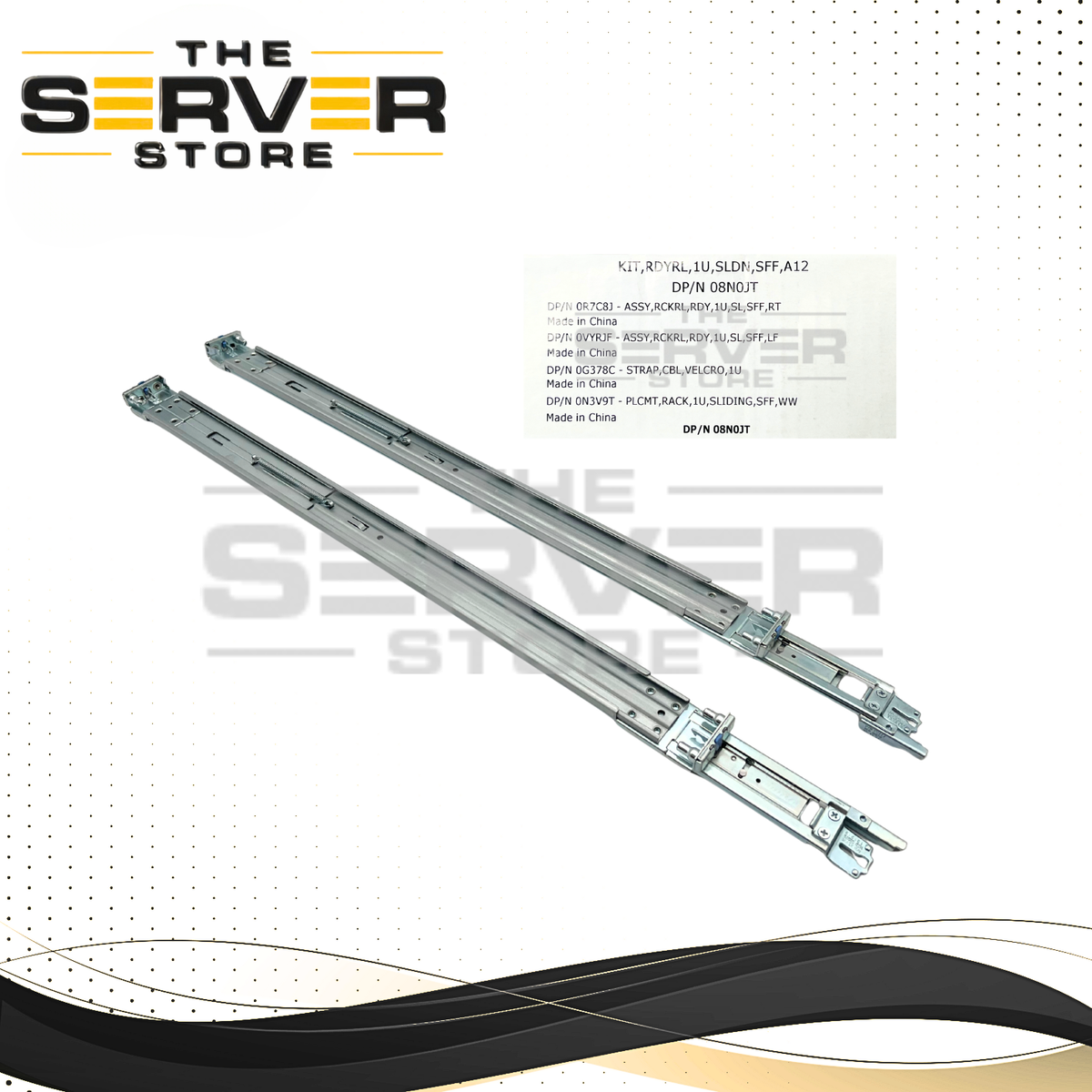 Dell 1U A12 Sliding Ready Rails Kit PowerEdge R340 R350 R360 XR2 8N0JT ...