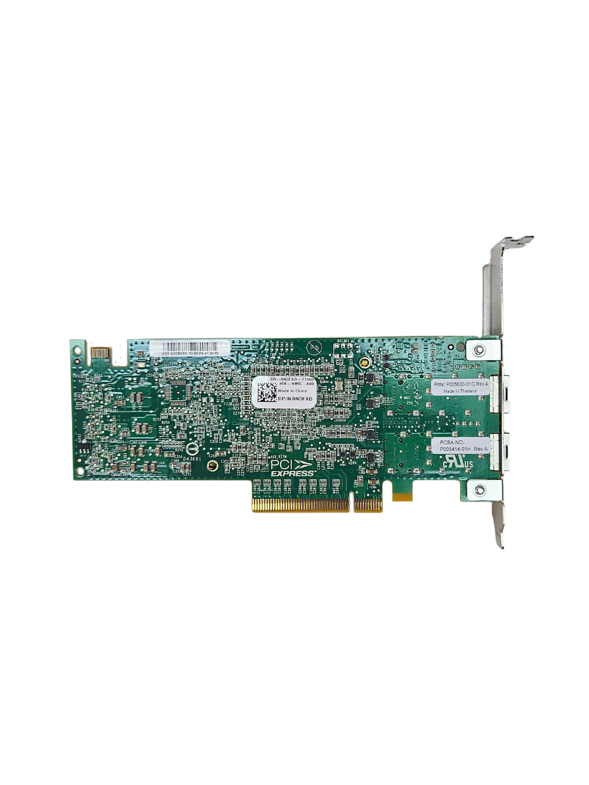 Dell Emulex OCE11102 10GB SFP Gigabit Ethernet Server Adapter Card PCI ...